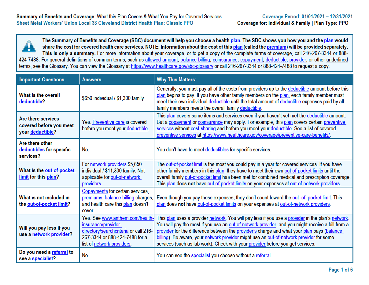 Healthcare Information | Sheet Metal Workers | SMART Local 33